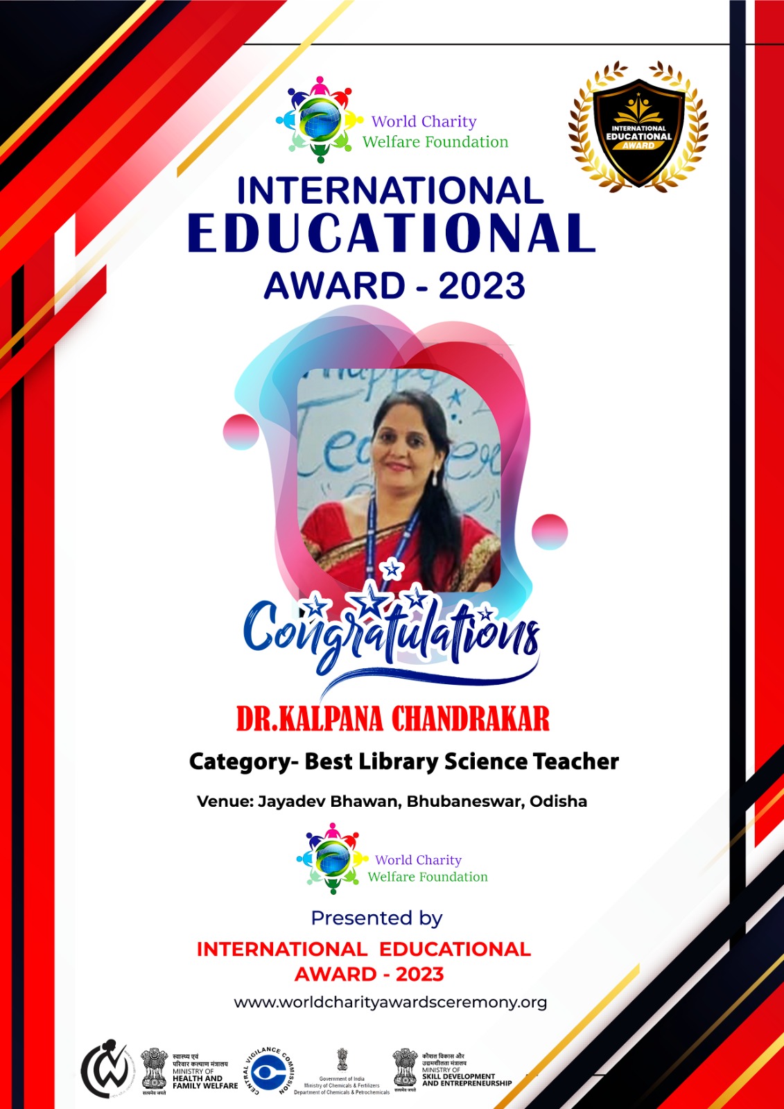 Award Certificates | World Charity Award Ceremony