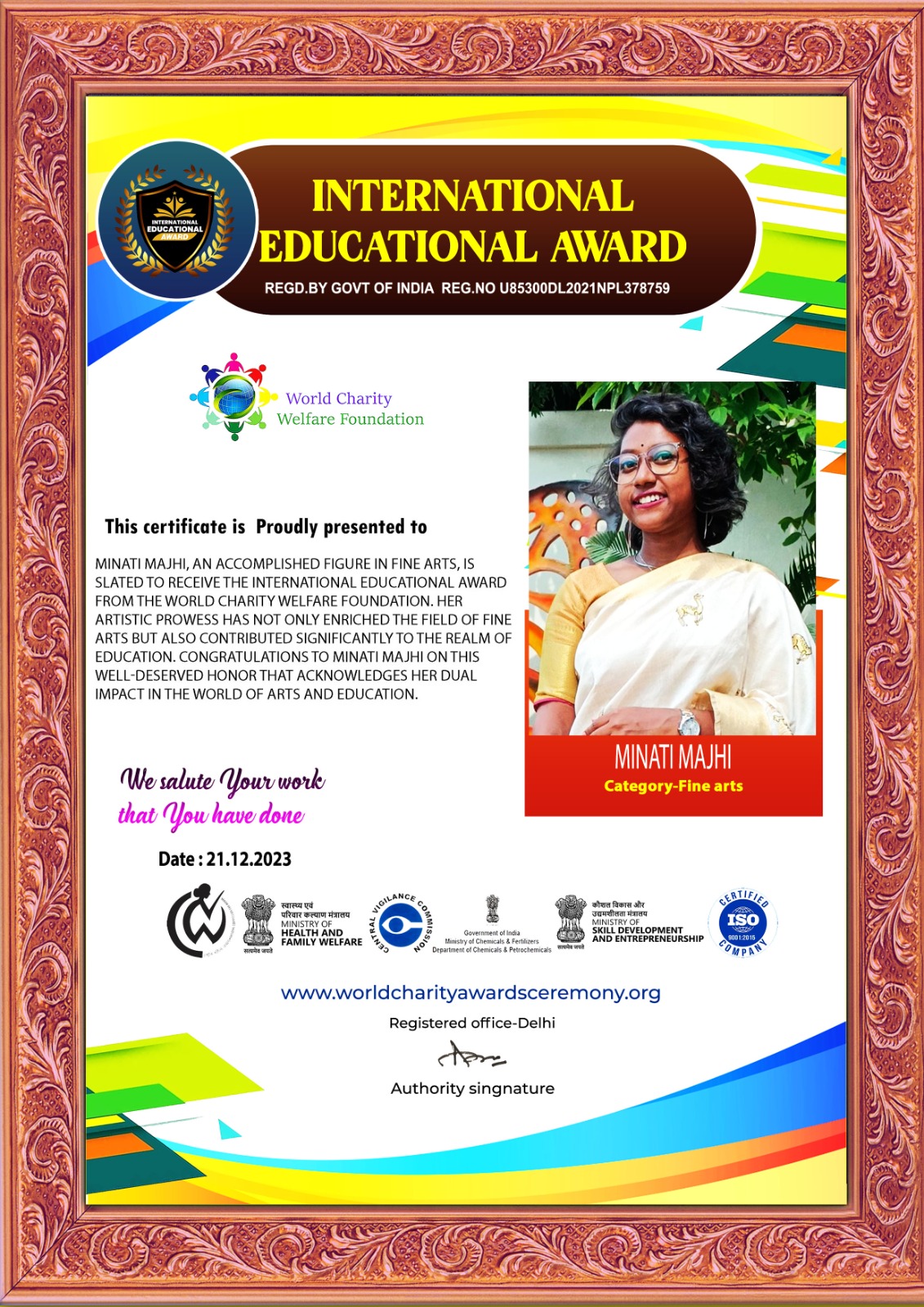 Award Details | World Charity Award Ceremony